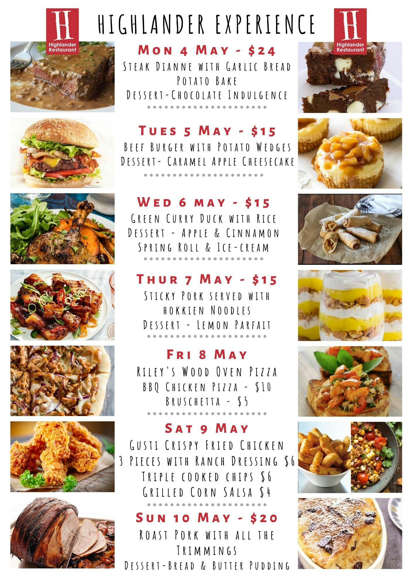 Highlander Restaurant | William Macintosh Motor Lodge