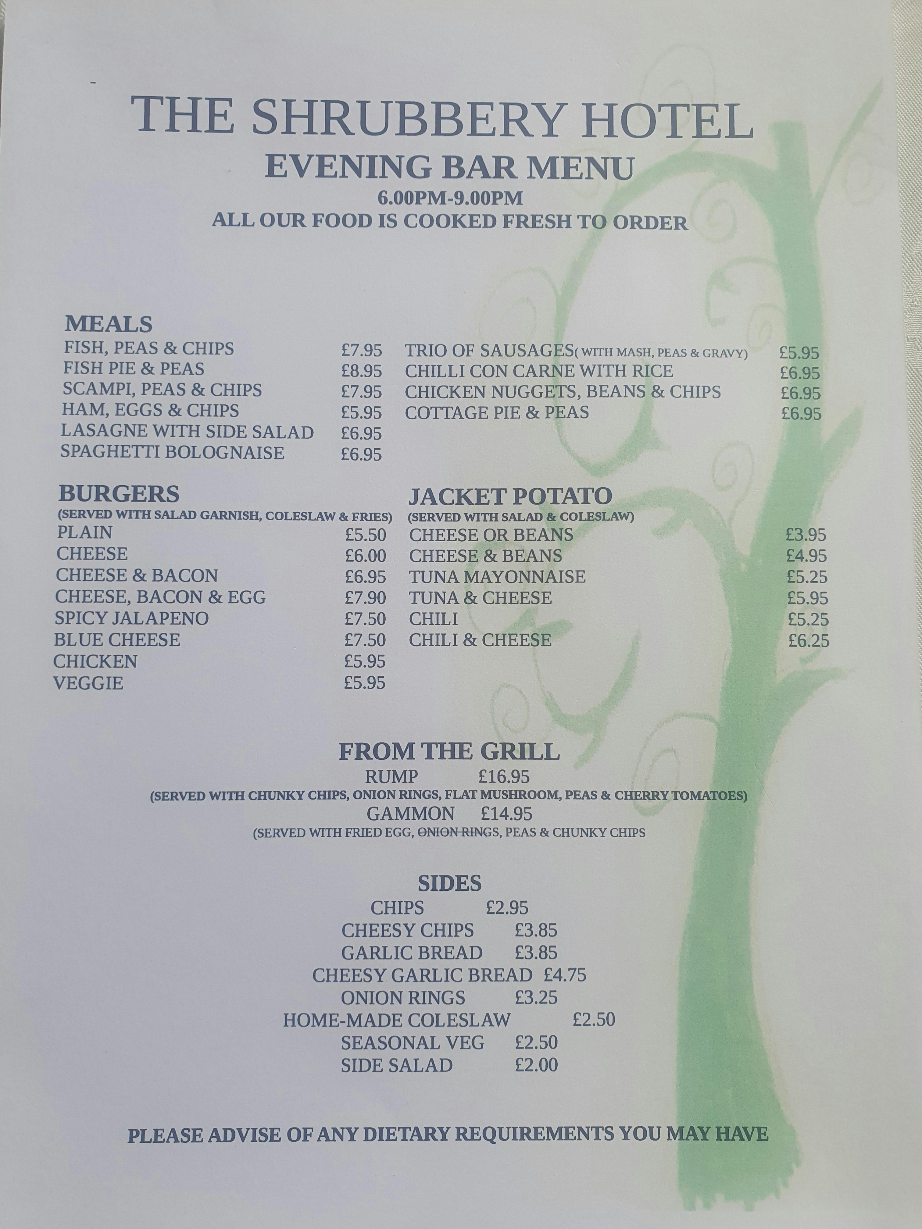 | The Shrubbery Hotel